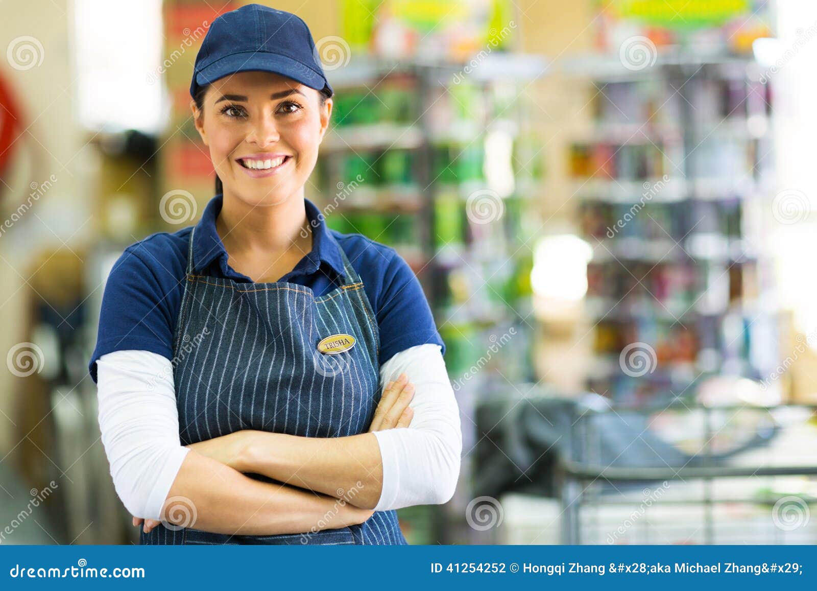 Hardware store employee stock photo. Image of arms, person - 41254252