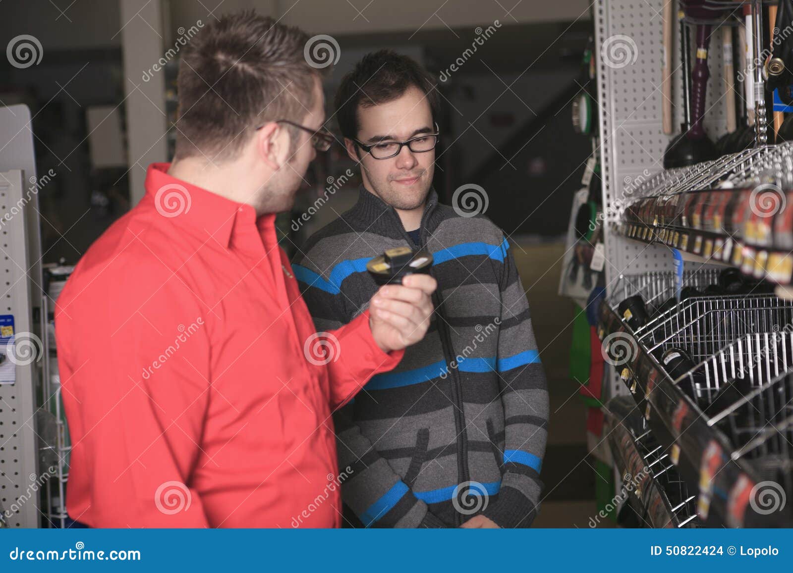 Hardware store employee stock photo. Image of portrait - 50822424