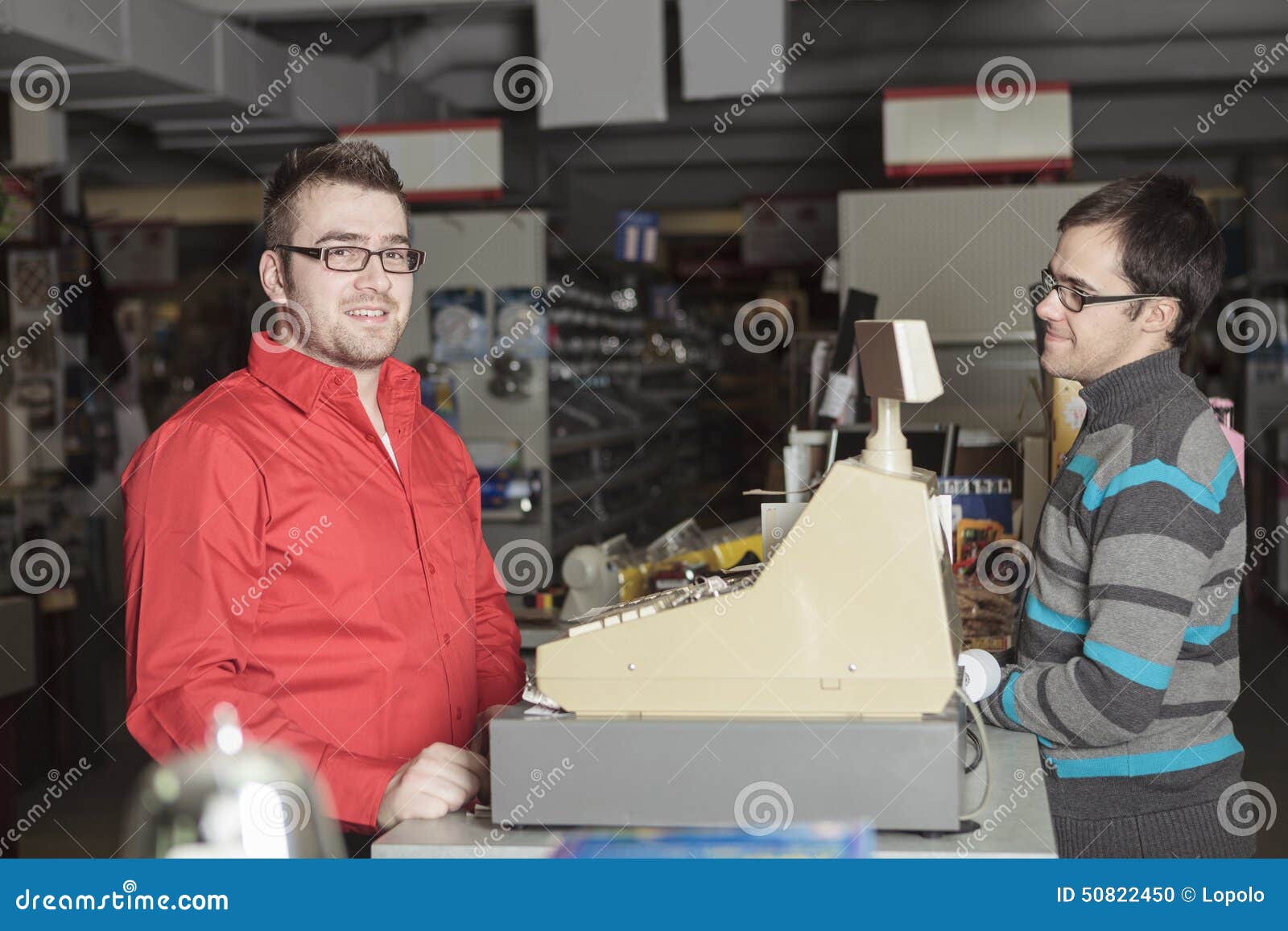 Hardware store employee stock photo. Image of working - 50822450