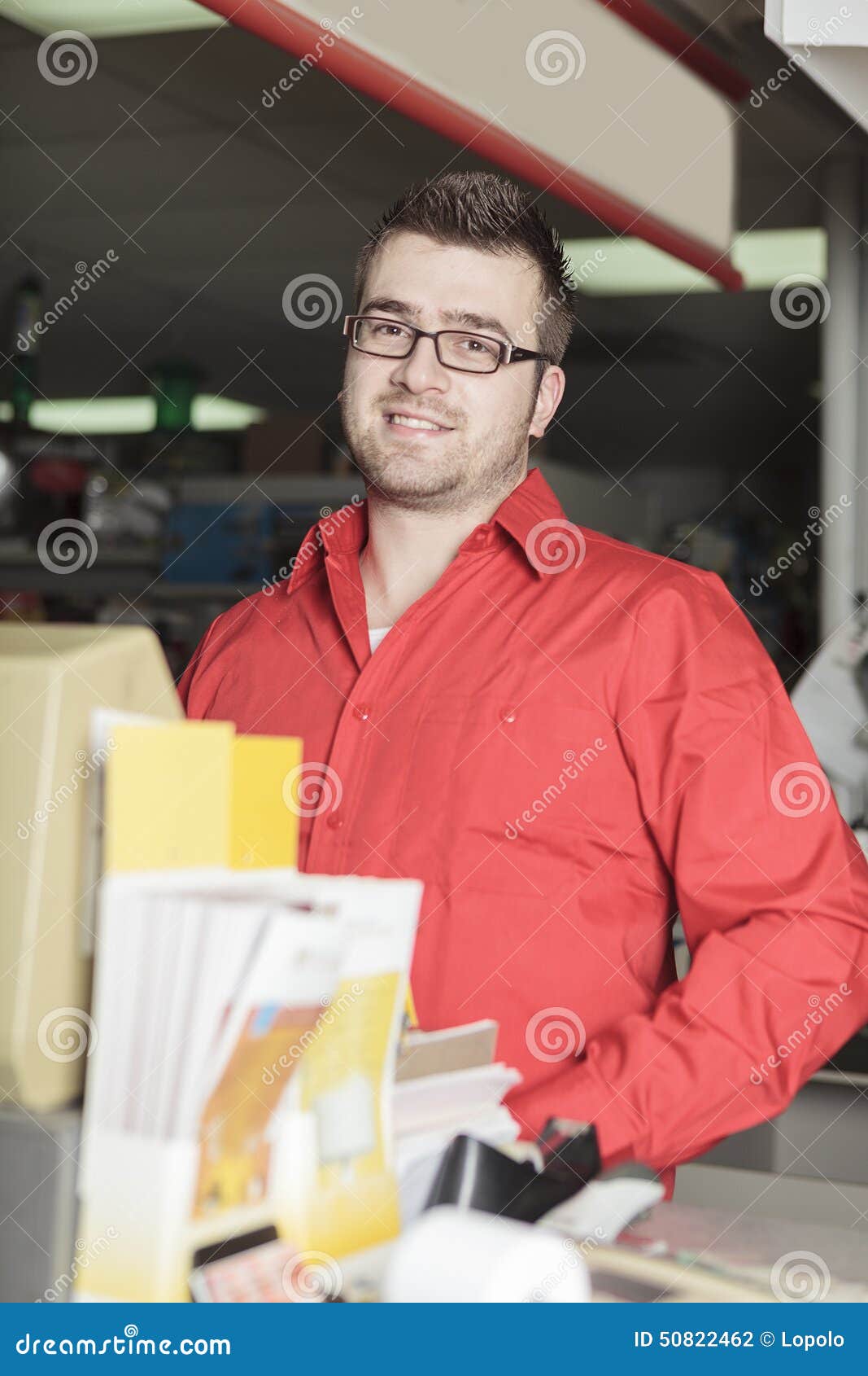 Hardware store employee stock photo. Image of employee - 50822462