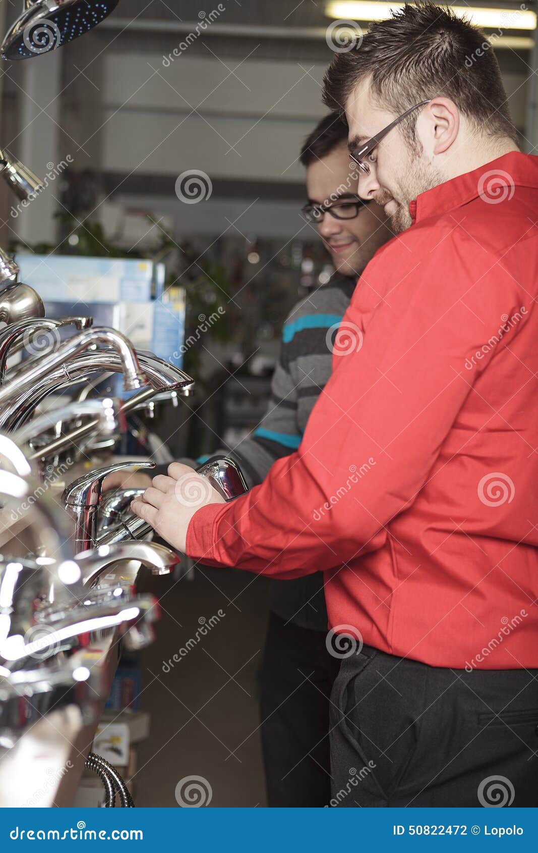 Hardware store employee stock photo. Image of inventory - 50822472