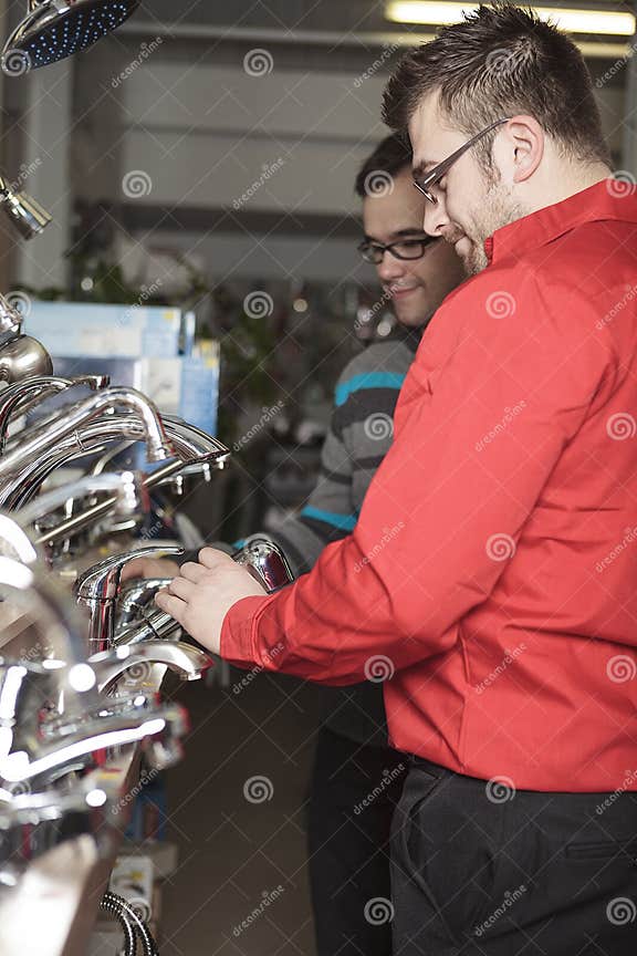 Hardware store employee stock photo. Image of inventory - 50822472