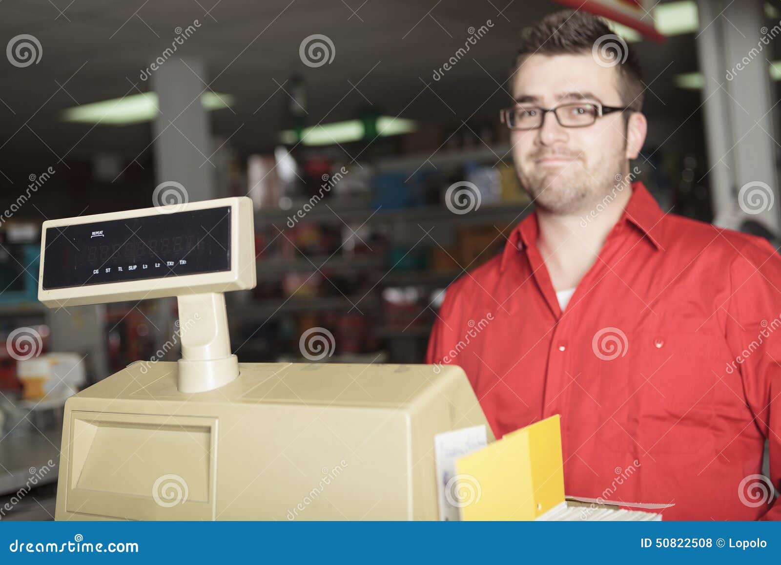 Hardware store employee stock photo. Image of caucasian - 50822508
