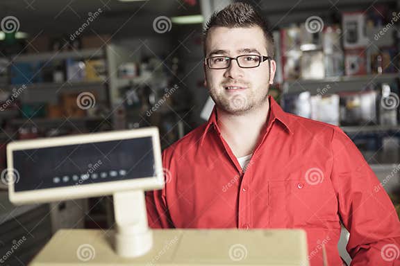Hardware store employee stock photo. Image of clerk, selling - 50822526