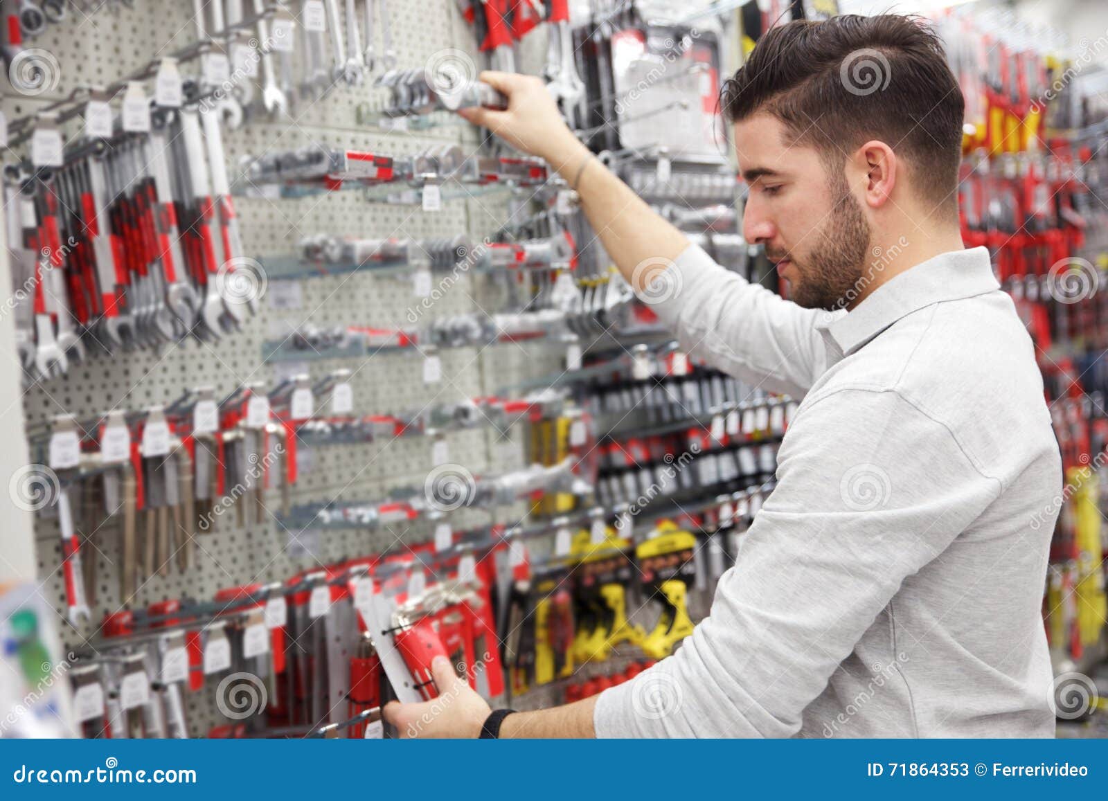 Hardware store stock image. Image of merchandise, beauty - 71864353