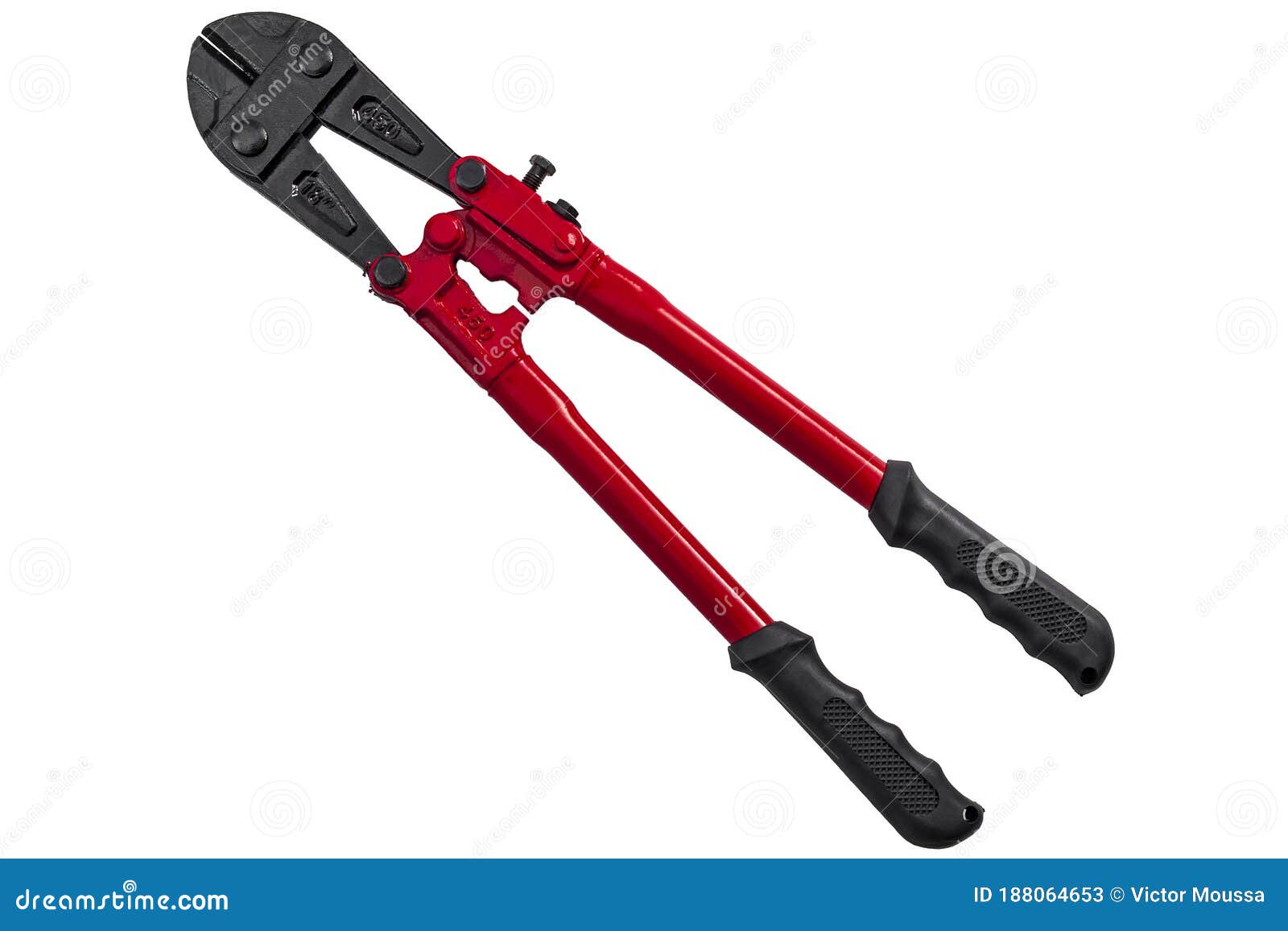 Hardware Store and Manual Work Tools Concept with Boltcutter Isolated ...