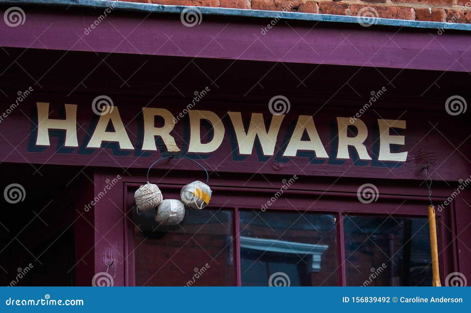 Signage Above the Door of a Hardware Store Stock Photo - Image of locks ...