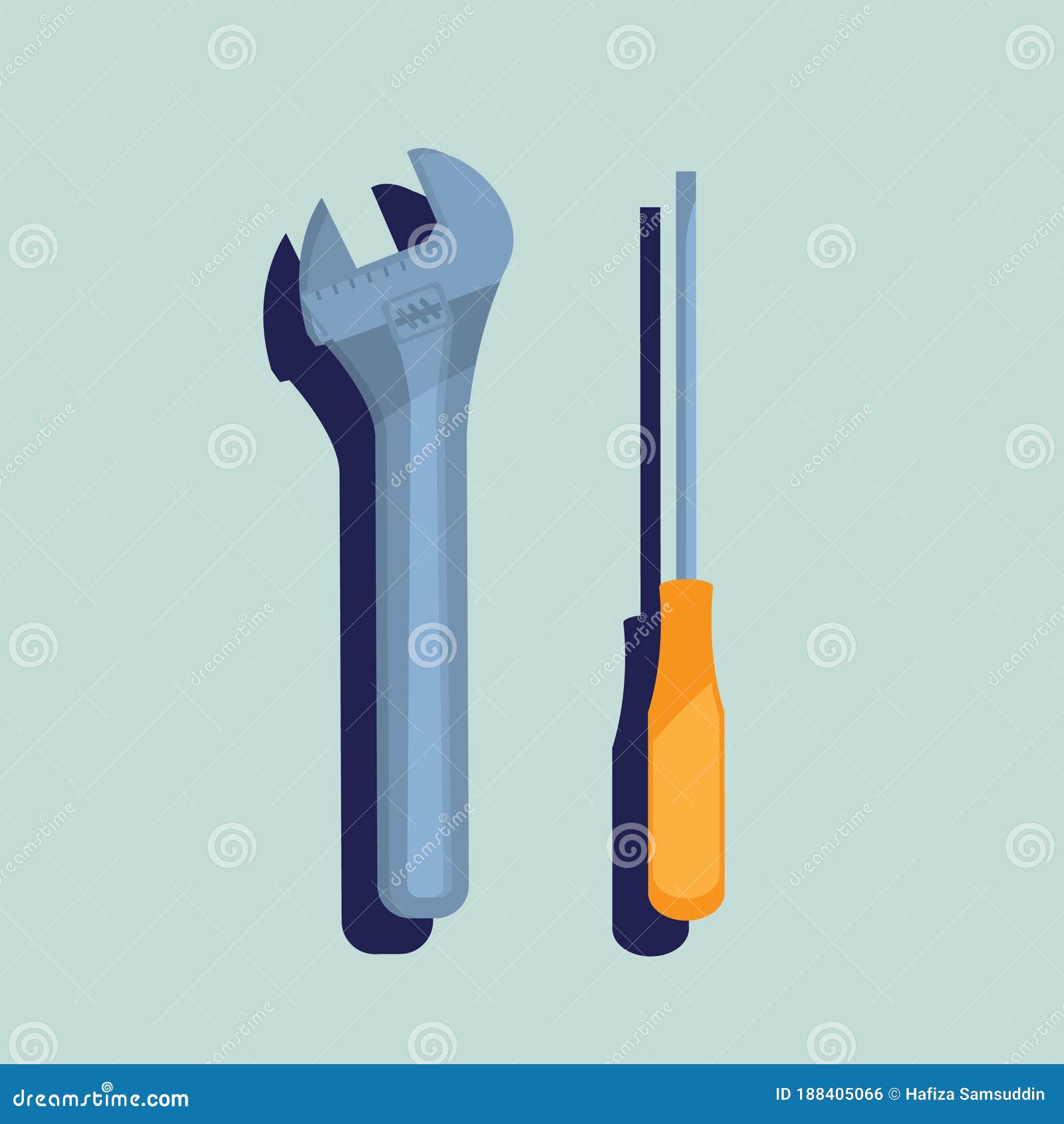 Hardware Tool. Vector Illustration Decorative Design Stock Vector ...