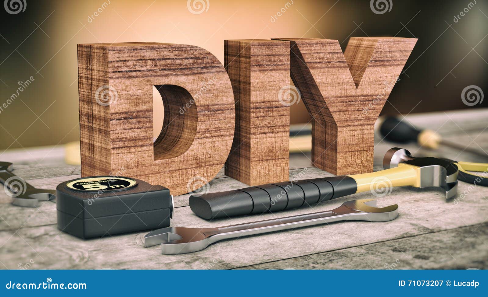 Hardware Tools, Concept of Diy Stock Illustration - Illustration of ...