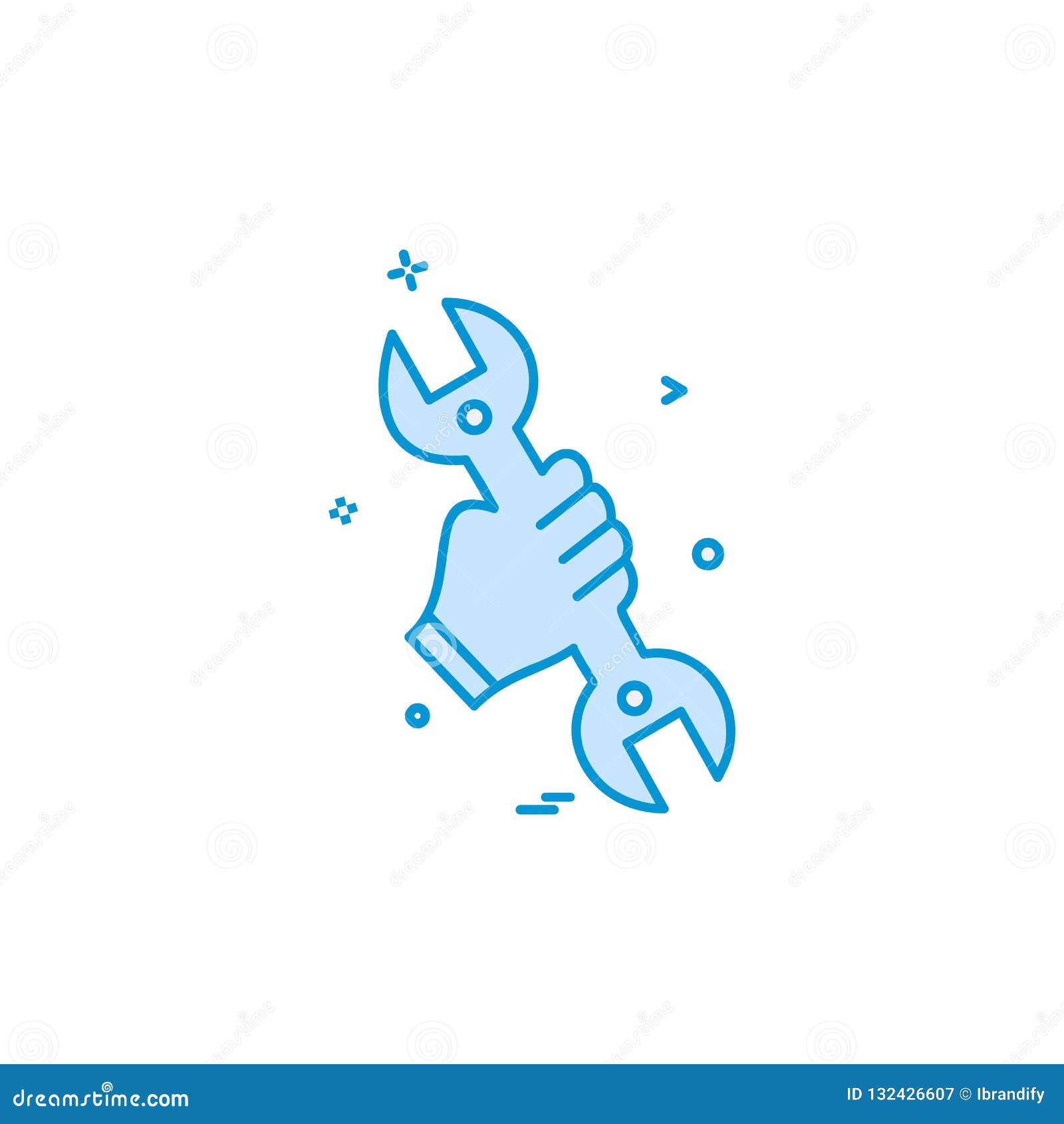 Hardware Tools Icon Design Vector Stock Vector - Illustration of icon ...