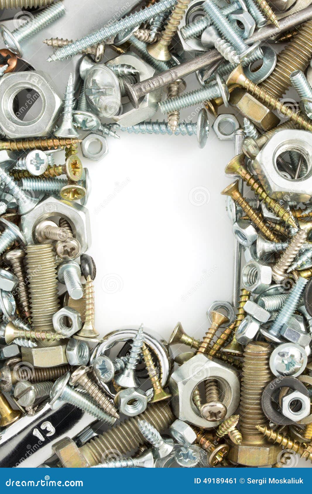 Hardware tools on white stock image. Image of construction - 49189461
