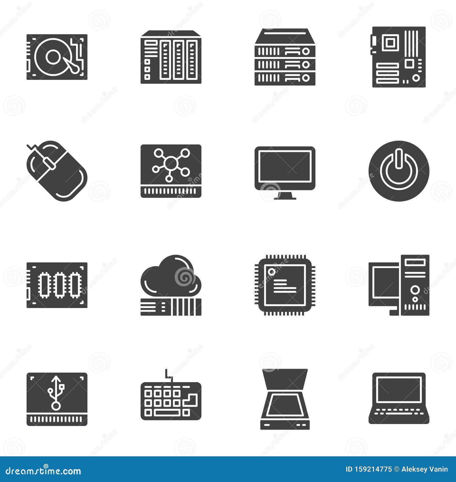 Hardware vector icons set stock vector. Illustration of network - 159214775 Hardware vector icons set stock vector. Illustration of network - 159214775
