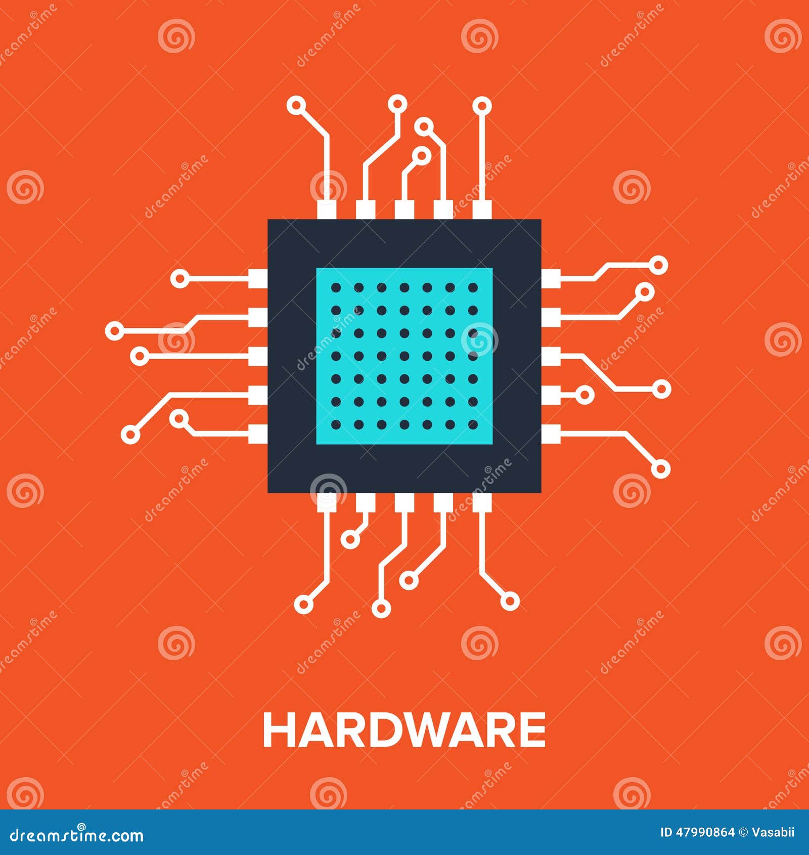 Hardware stock vector. Illustration of management, document - 47990864