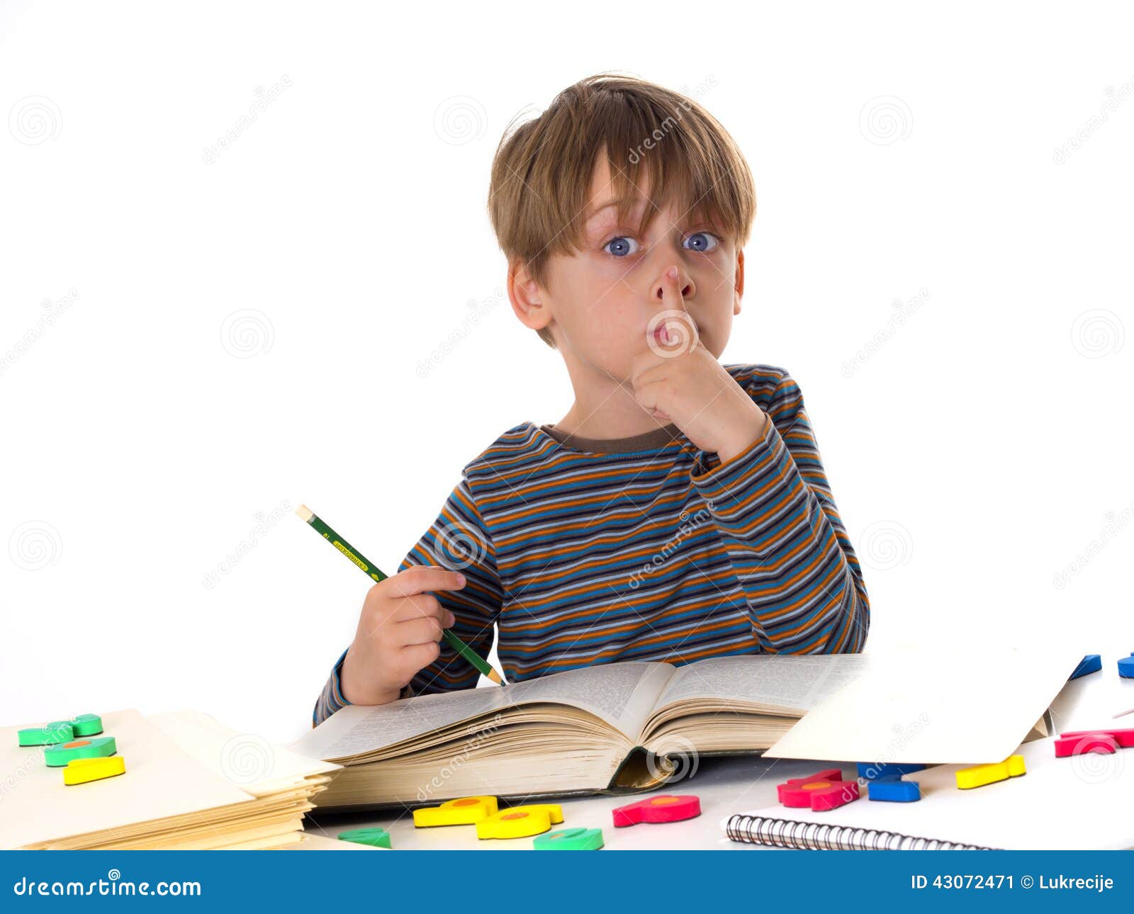 Hardworking boy stock image. Image of child, cross, education - 43072471