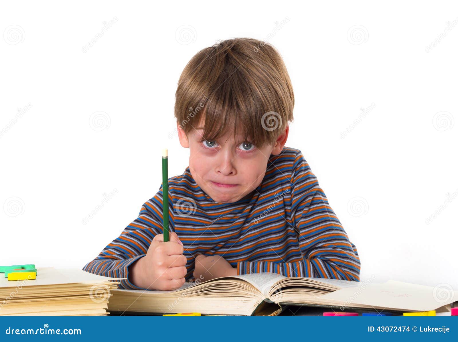 Hardworking boy stock photo. Image of legged, pupil, home - 43072474