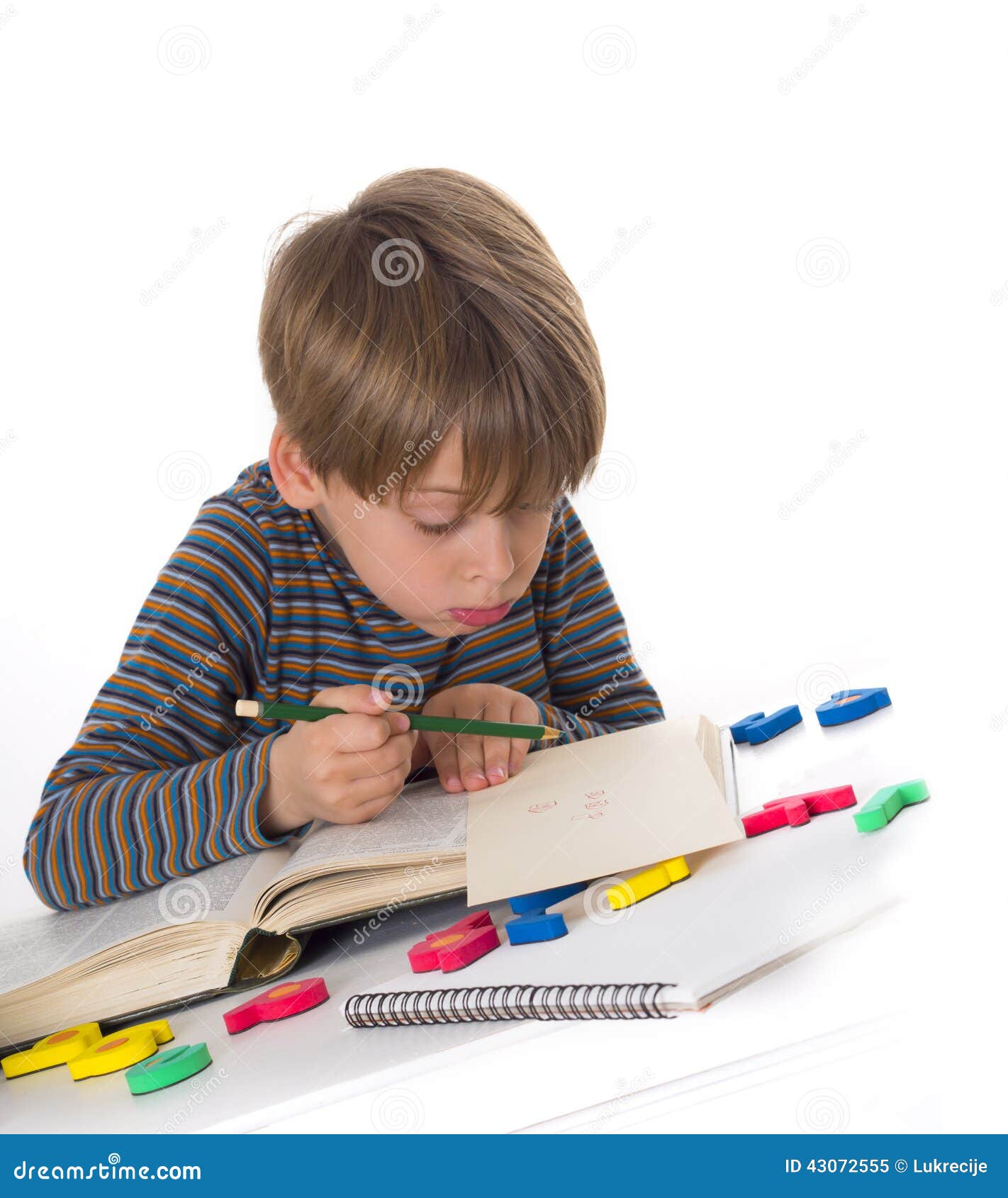 Hardworking boy stock image. Image of room, people, educate - 43072555