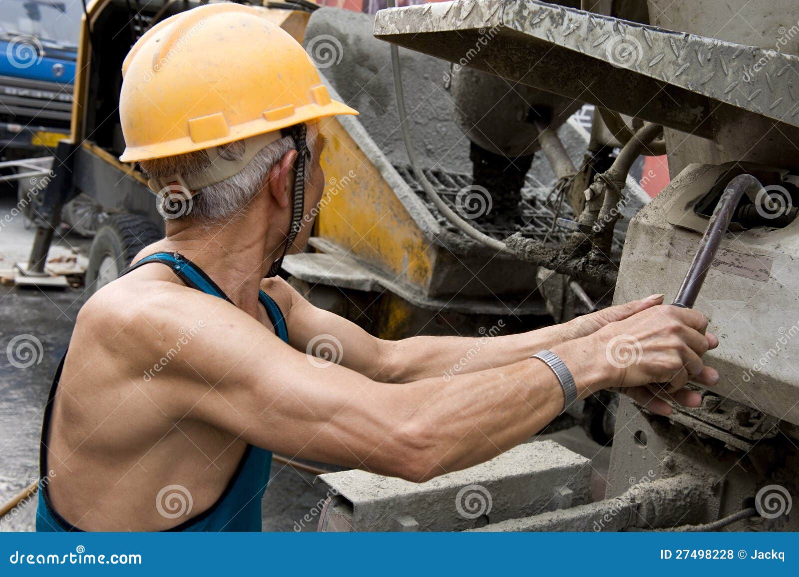 Hardworking laborer stock photo. Image of truck, labor - 27498228