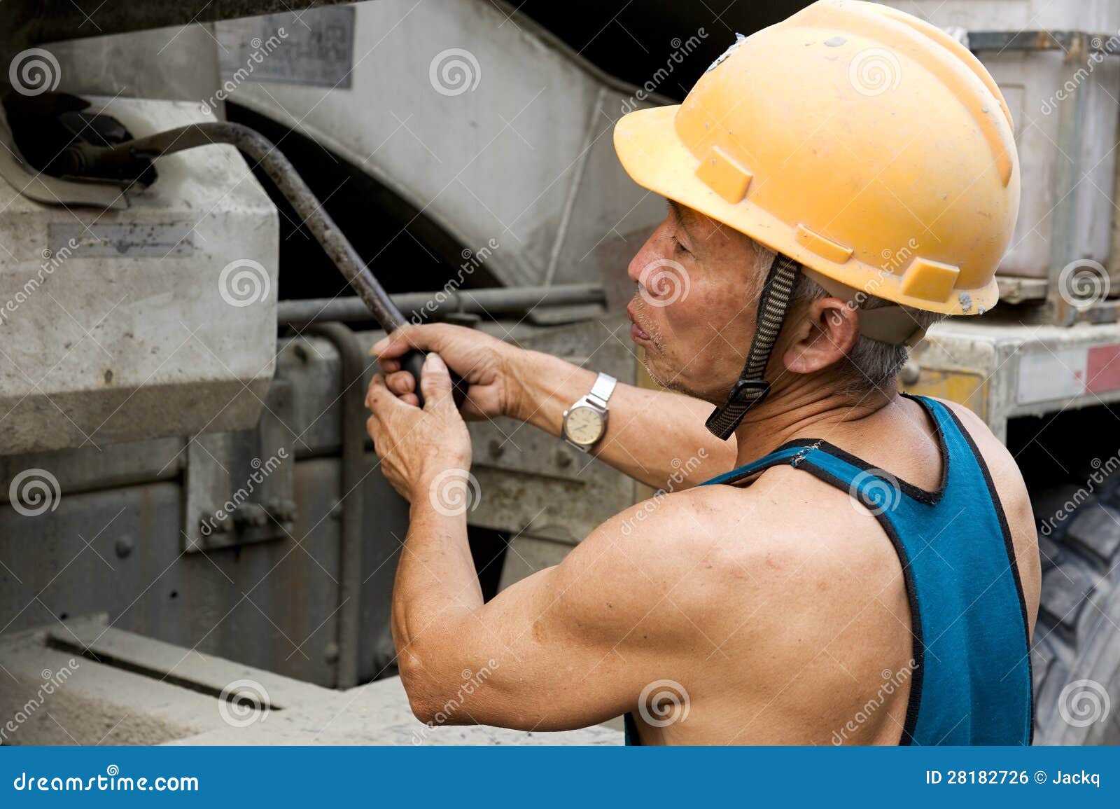 Hardworking laborer stock photo. Image of work, worker - 28182726