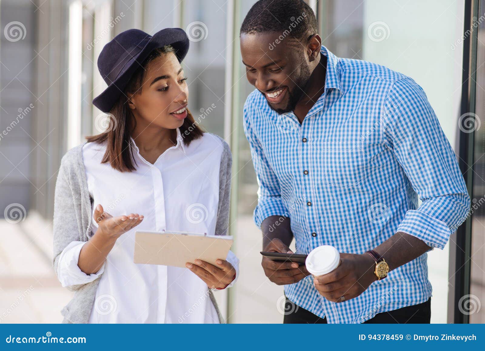 Hardworking Open Minded Colleagues Having Fruitful Discussion Stock ...