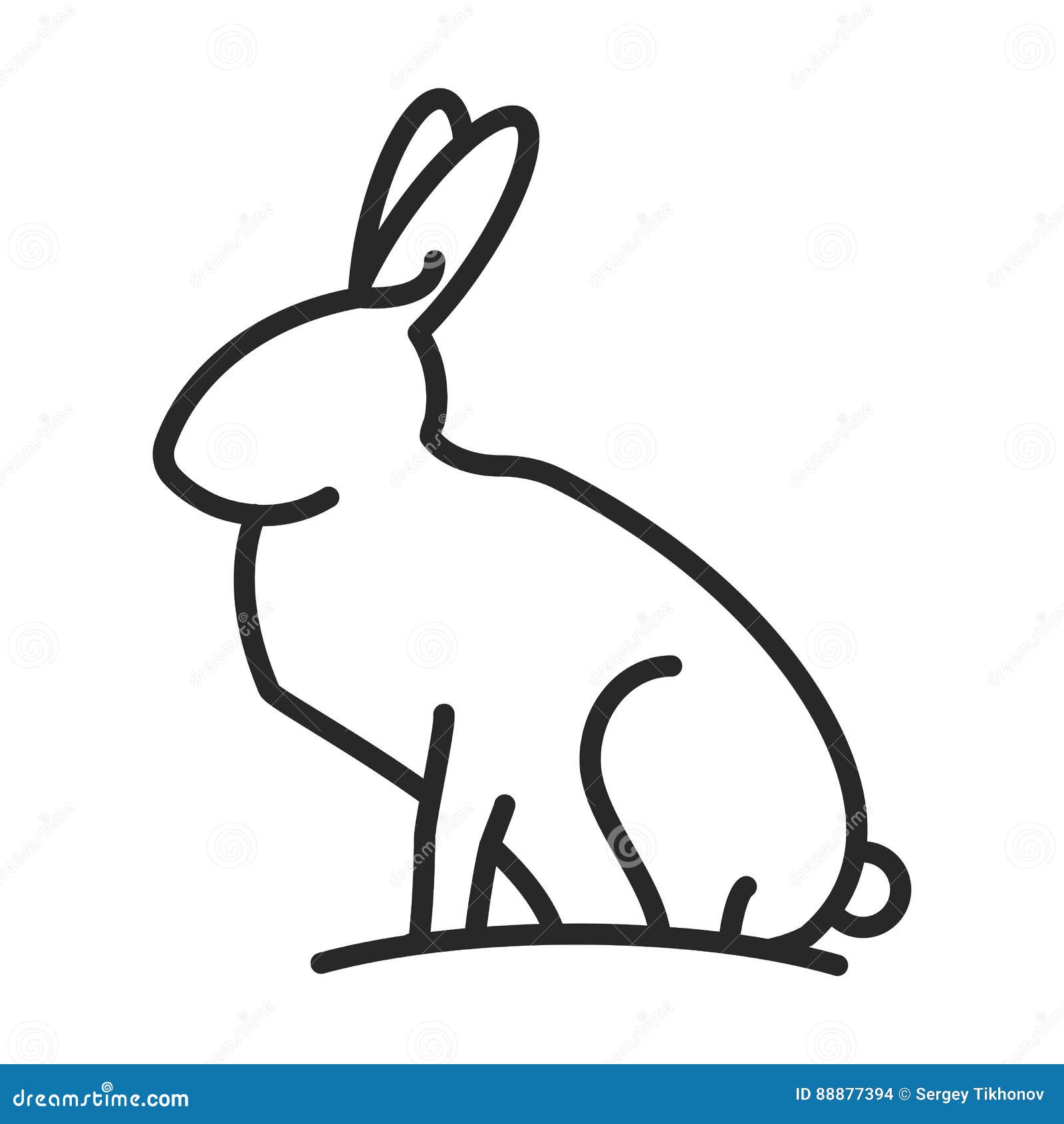 Hare Icon. Trendy Hare Logo Concept On White Background From Animals ...