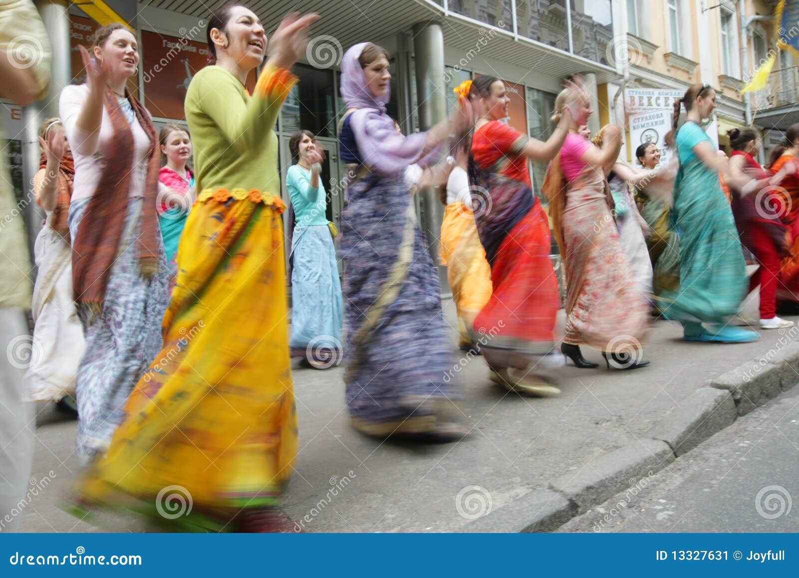 Hare Krishna followers editorial photo. Image of female - 13327631