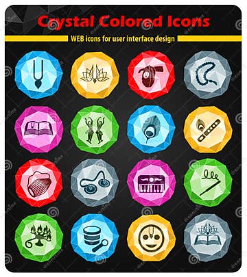 Hare krishna icon set stock illustration. Illustration of divotional ...