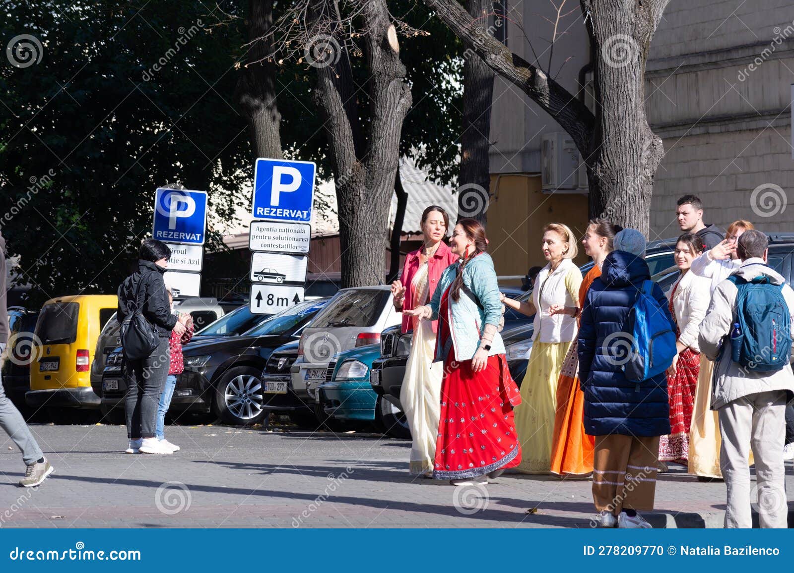 Hare Krishnas Dance and Sing in the City Editorial Image - Image of ...