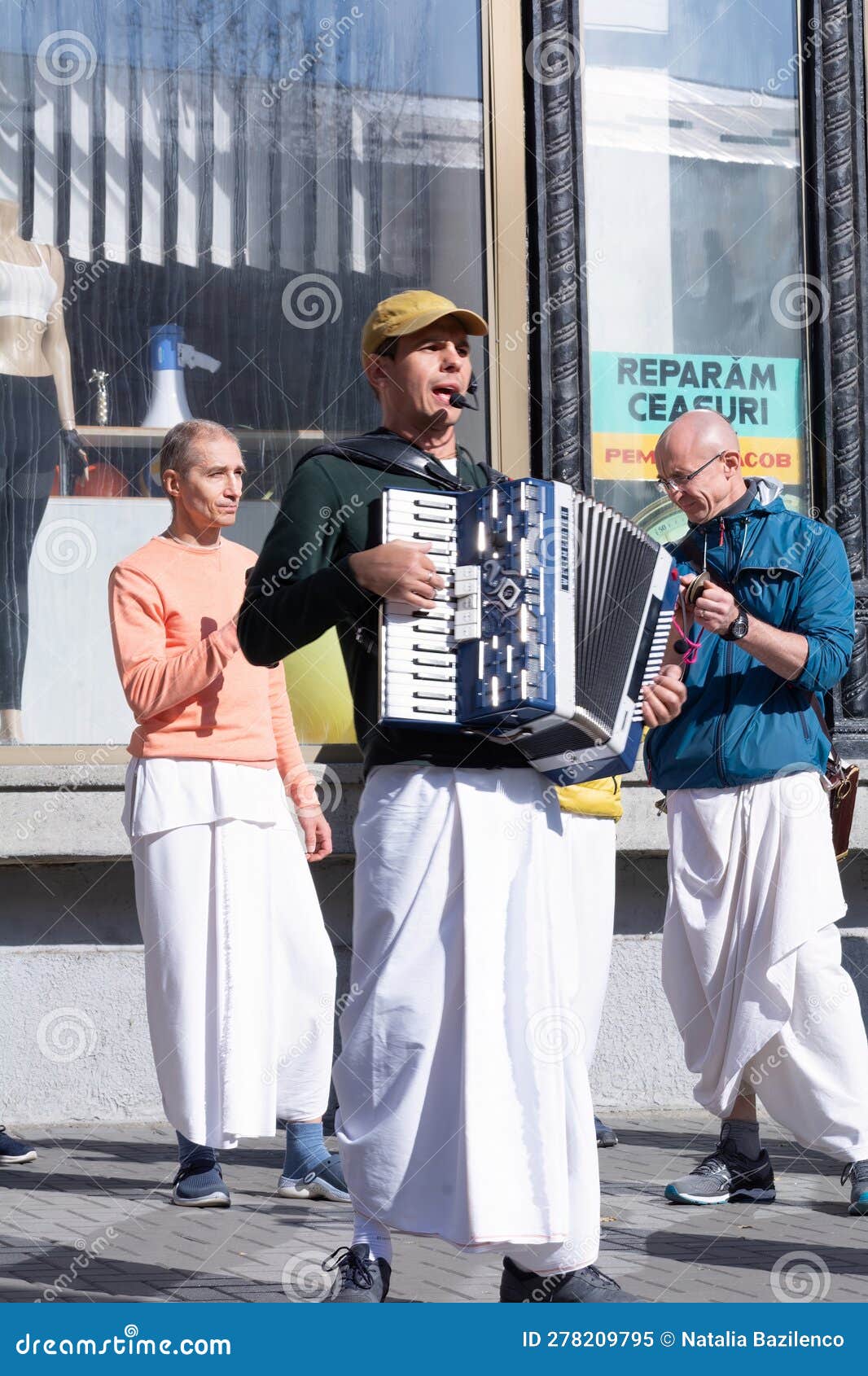 Hare Krishnas Dance and Sing in the City Editorial Image - Image of ...