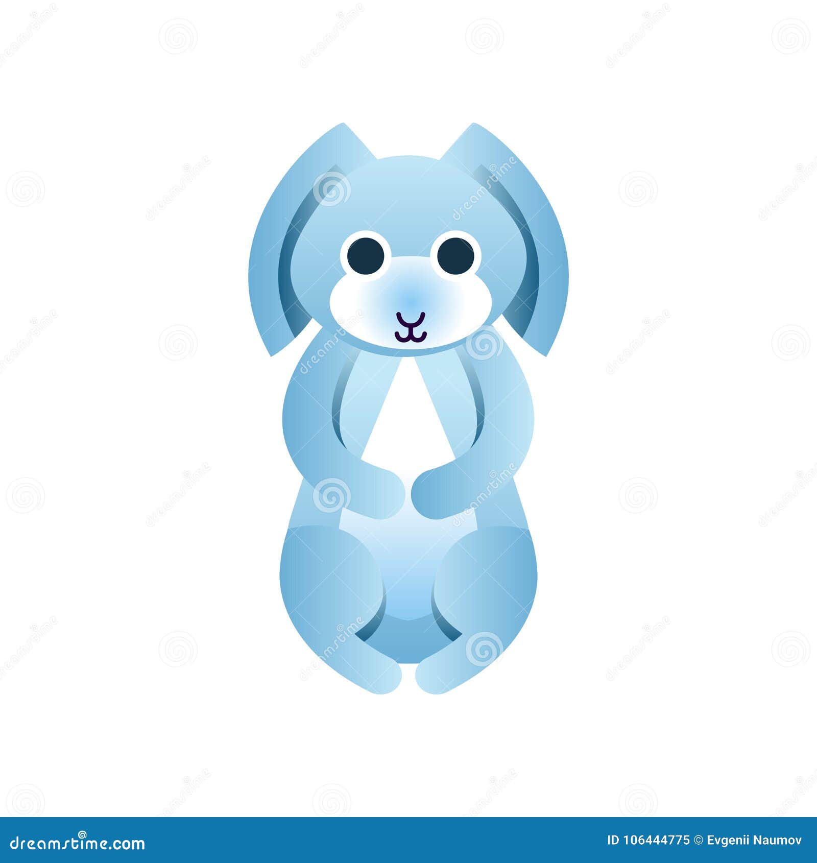 Rabbit Low Poly Logo Design Vector Illustration | CartoonDealer.com ...