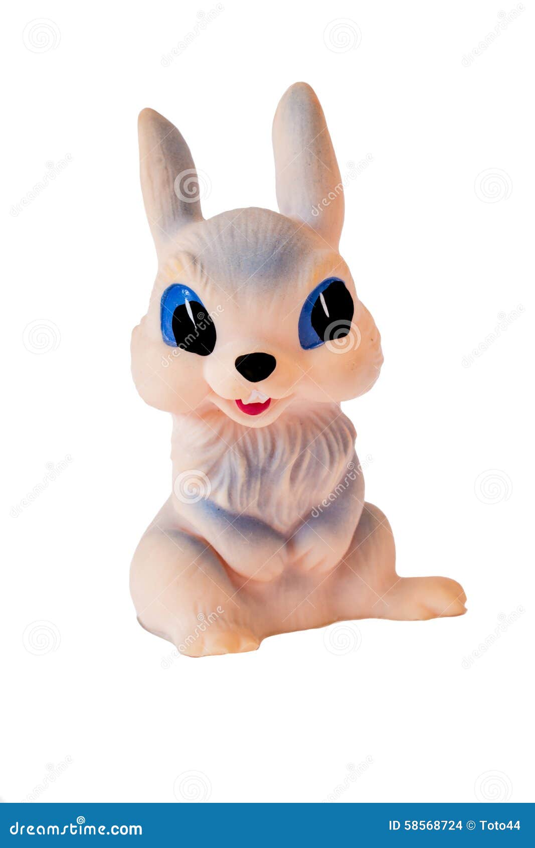 Hare Toy rubber stock photo. Image of isolate, rubber - 58568724