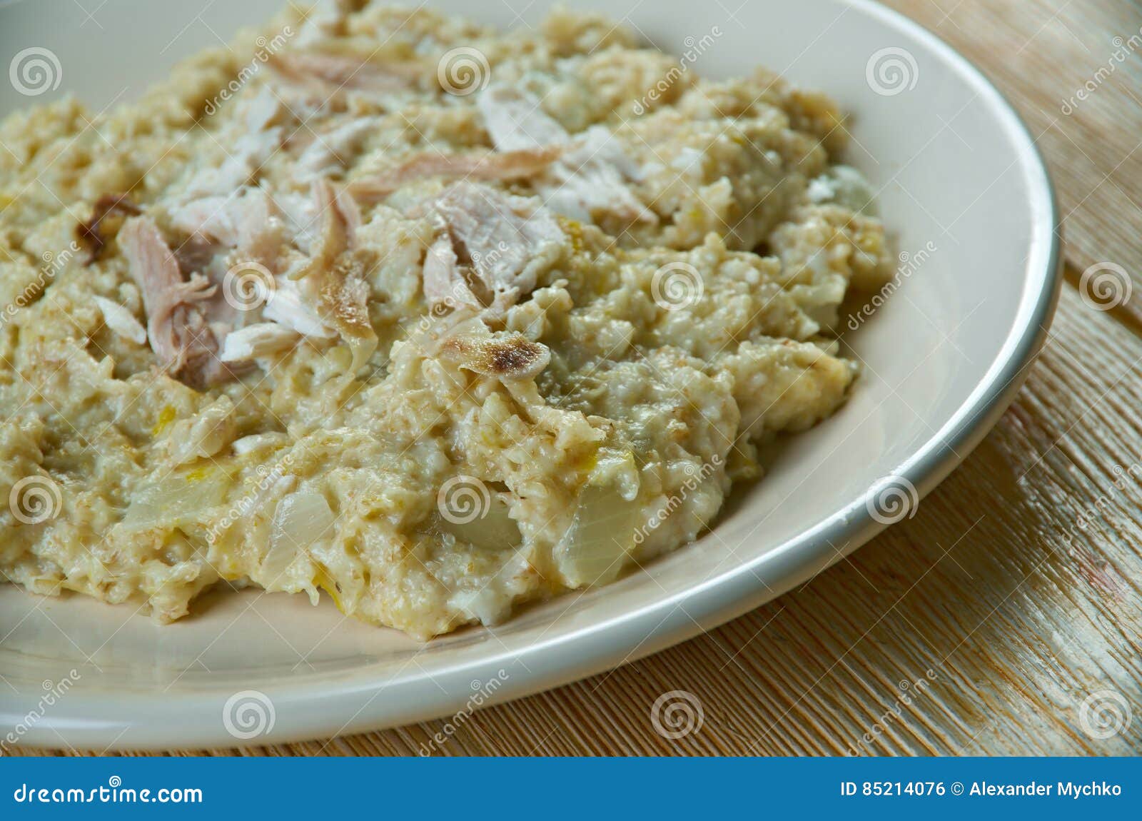 Hareesh stock photo. Image of butter, porridge, parsley - 85214076