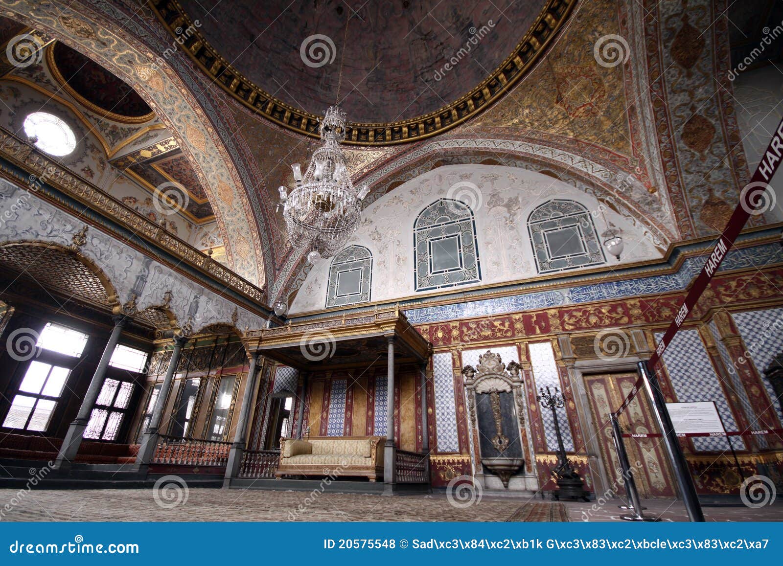 Harem of Topkapi Palace stock photo. Image of islam, building - 20575548