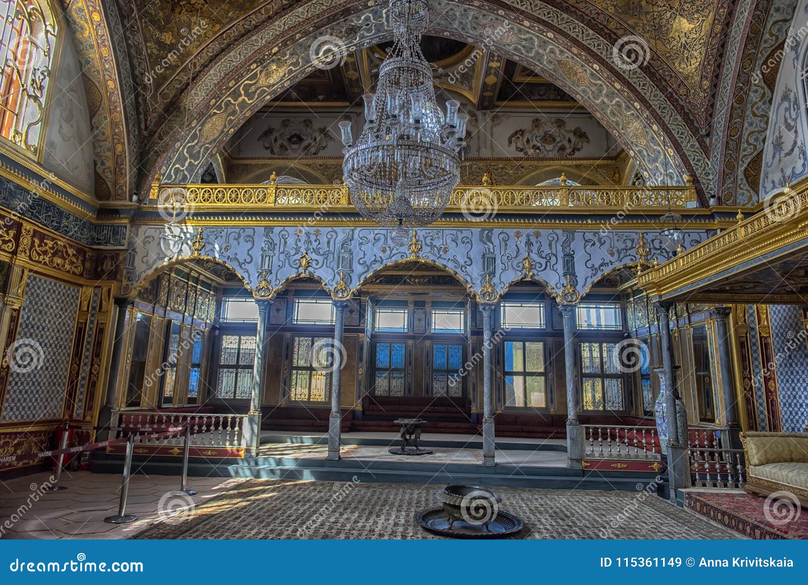 Harem in Topkapi Palace, Istanbul, Turkey Editorial Stock Image - Image ...
