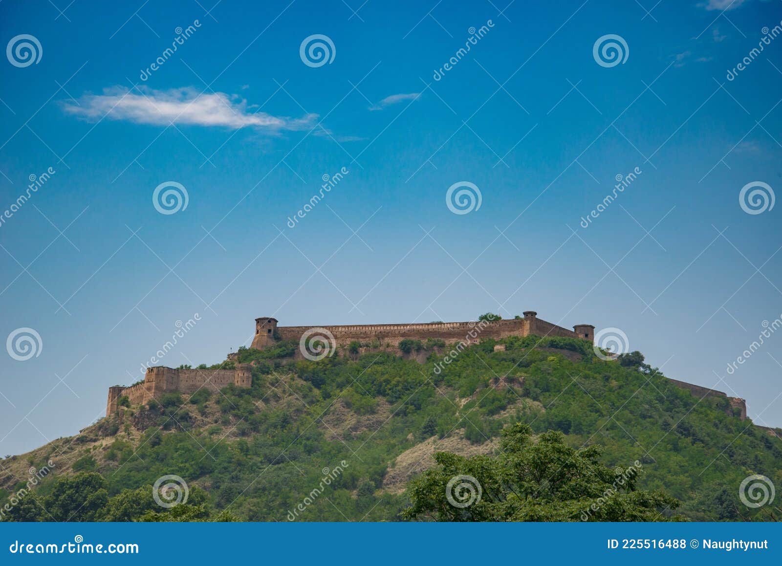 Hari Parbat Fort. Srinagar, India Stock Photo - Image of durrani, town ...