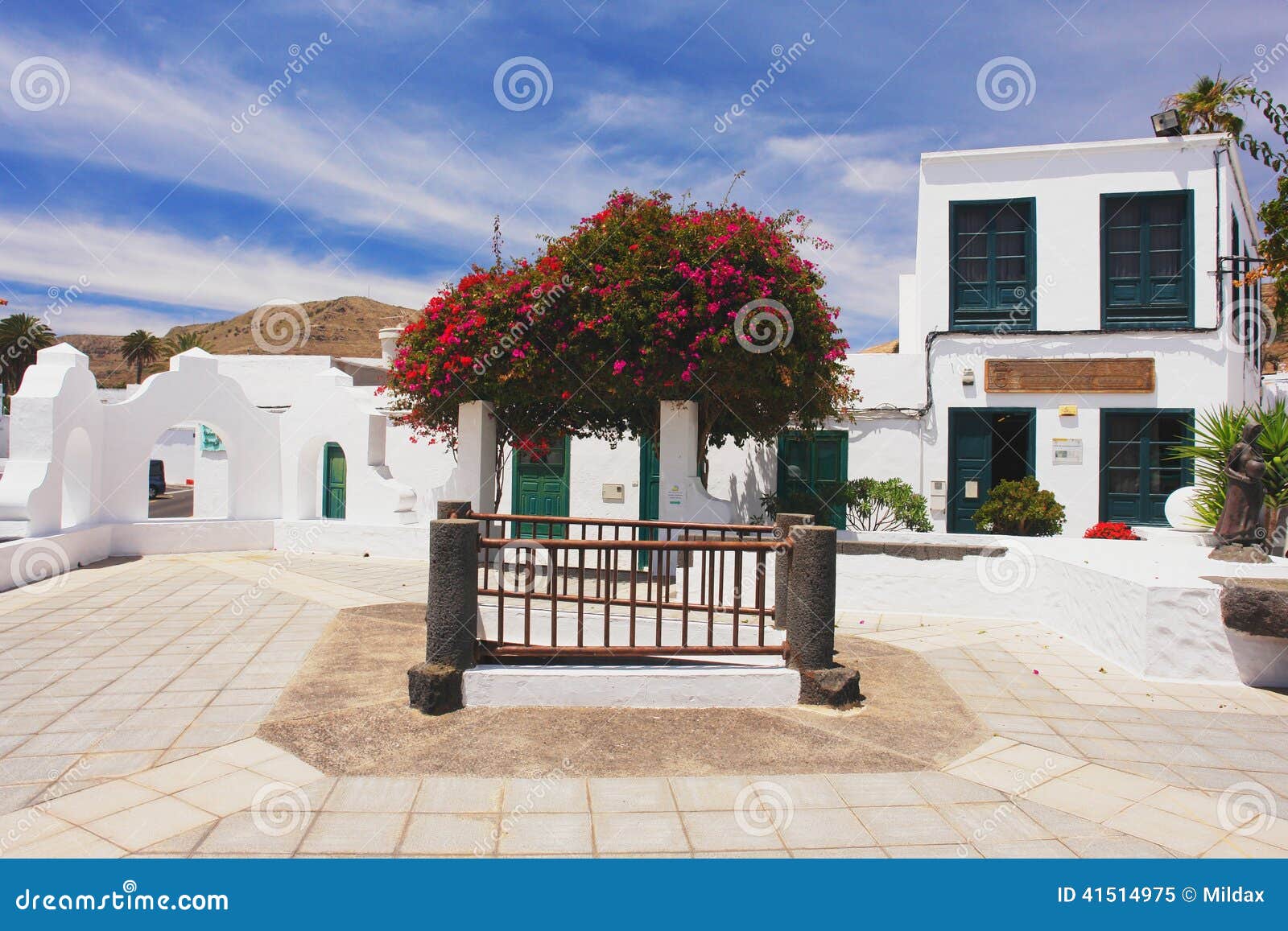 Haria, Lanzarote stock image. Image of village, architecture - 41514975