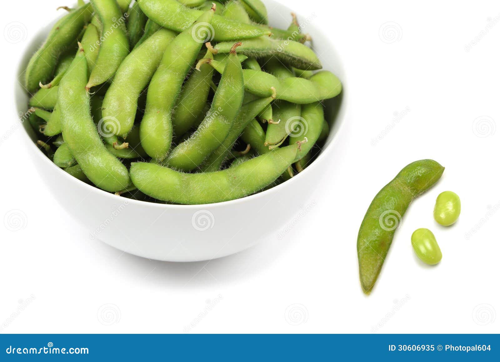 Haricot vert de soja image stock. Image du vert, soja - 30606935