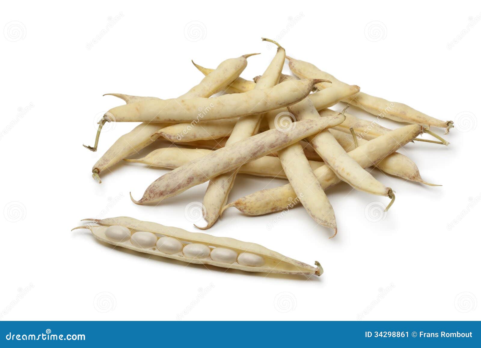 Haricots Blancs Frais De Cocos Image stock - Image du blanc, organique ...