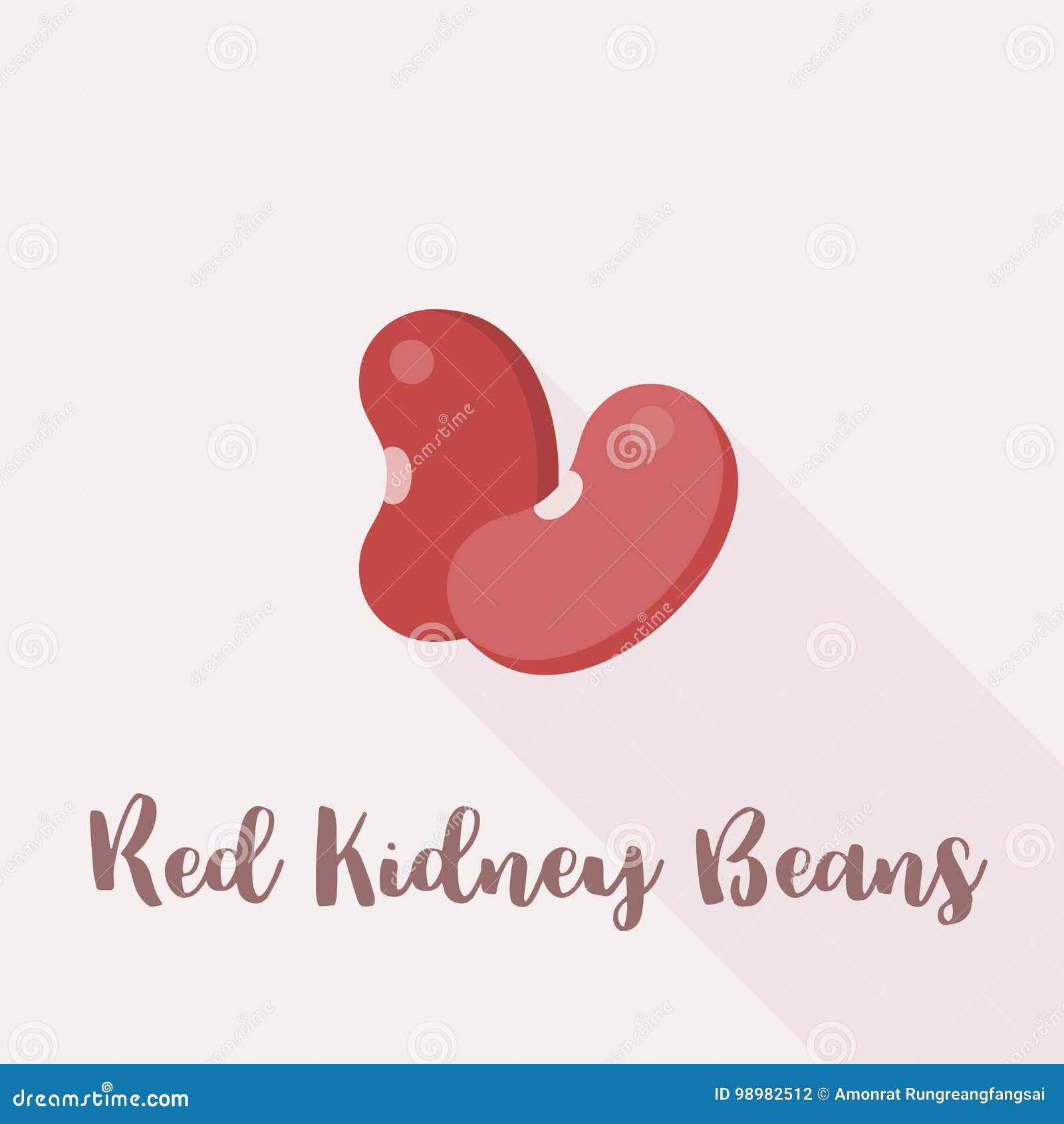 Haricots nains rouges illustration de vecteur. Illustration du ...