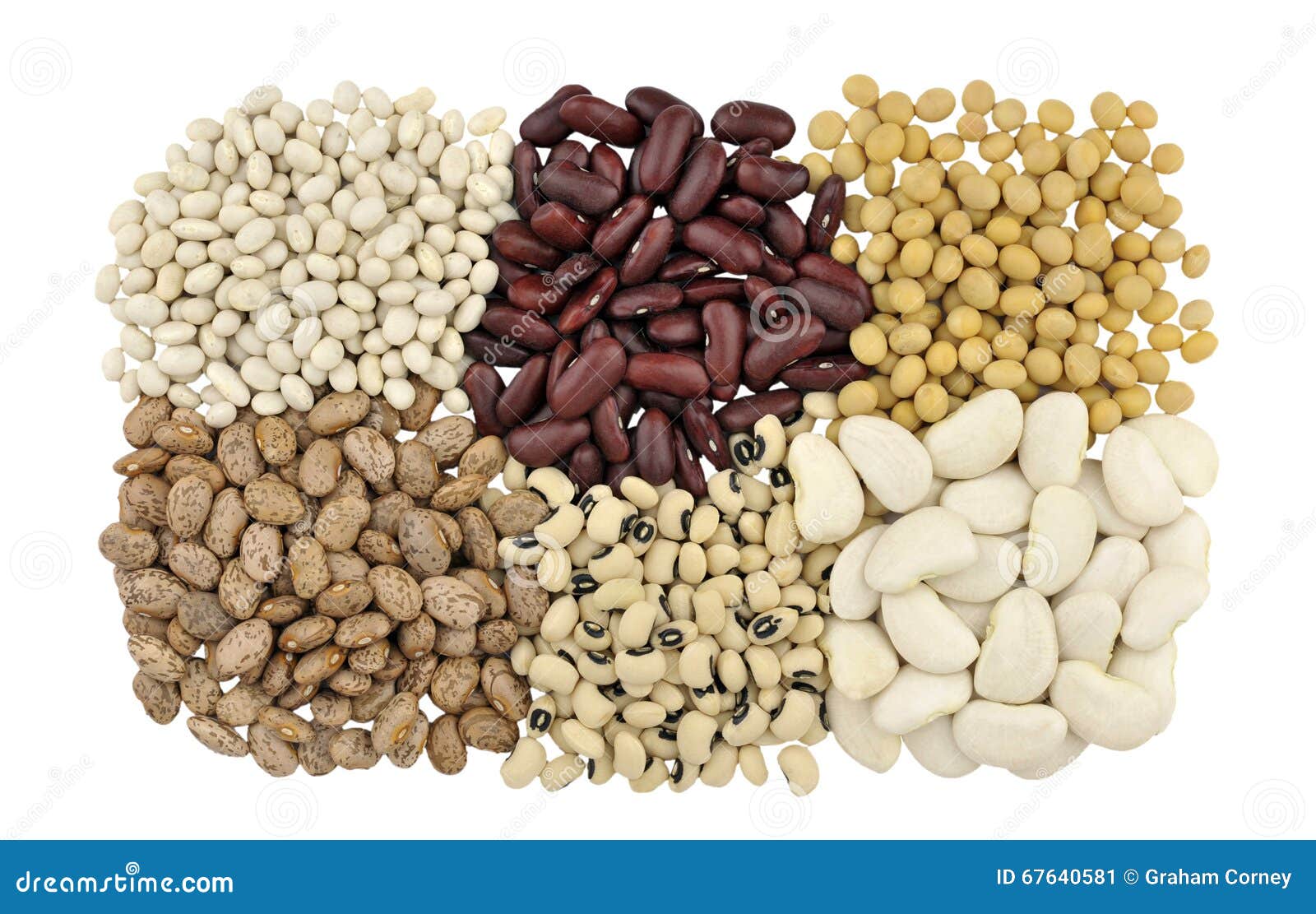 Haricots secs image stock. Image du bruyère, nourriture - 67640581