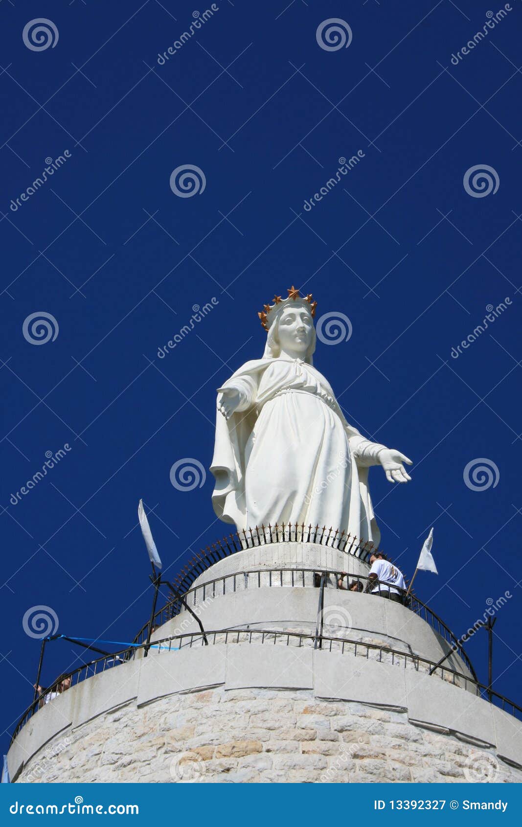 Harissa - a Statue of Our Lady of Lebanon Stock Image - Image of ...