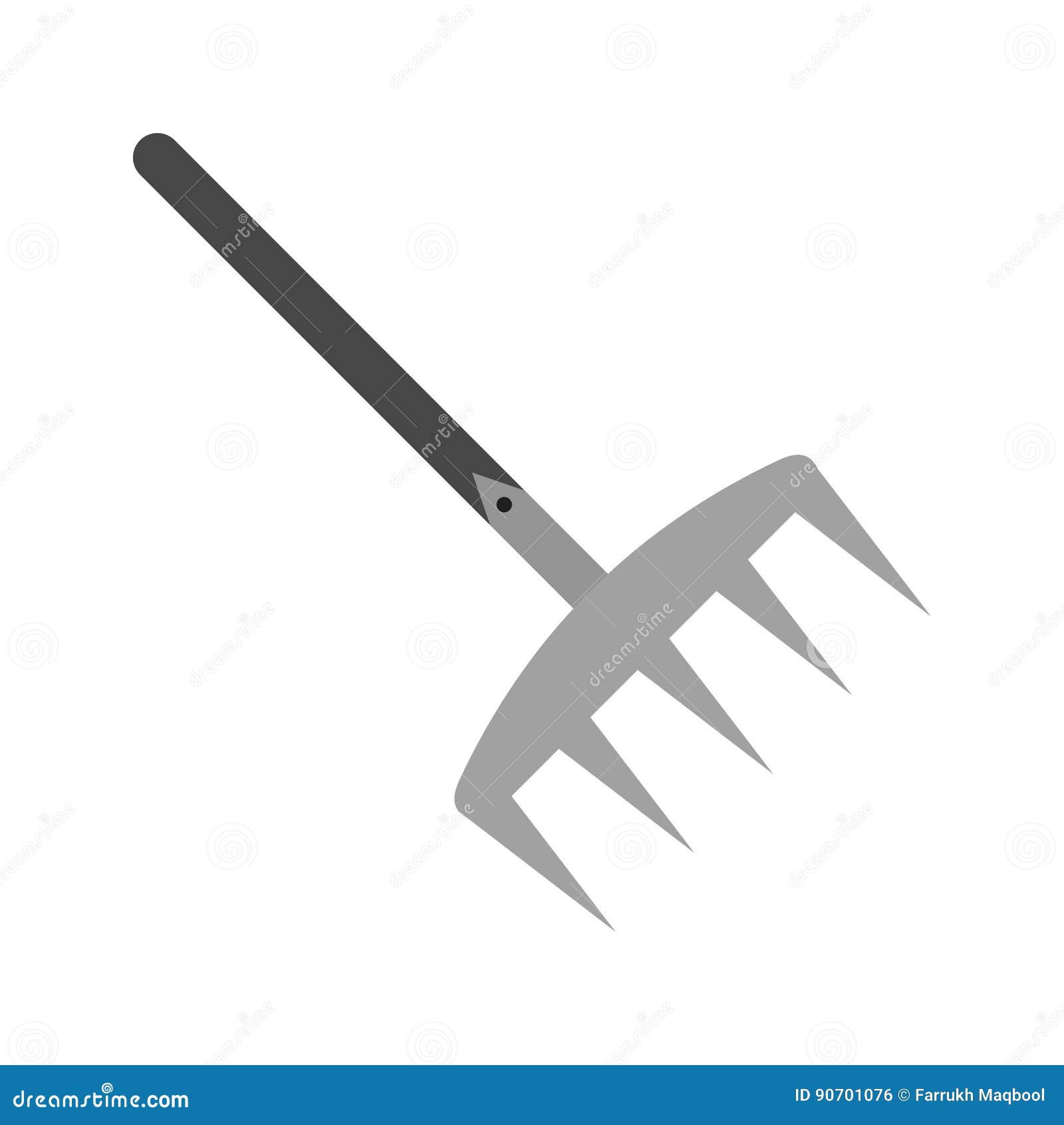 Hark stock illustratie. Illustration of gebied, handvat - 90701076