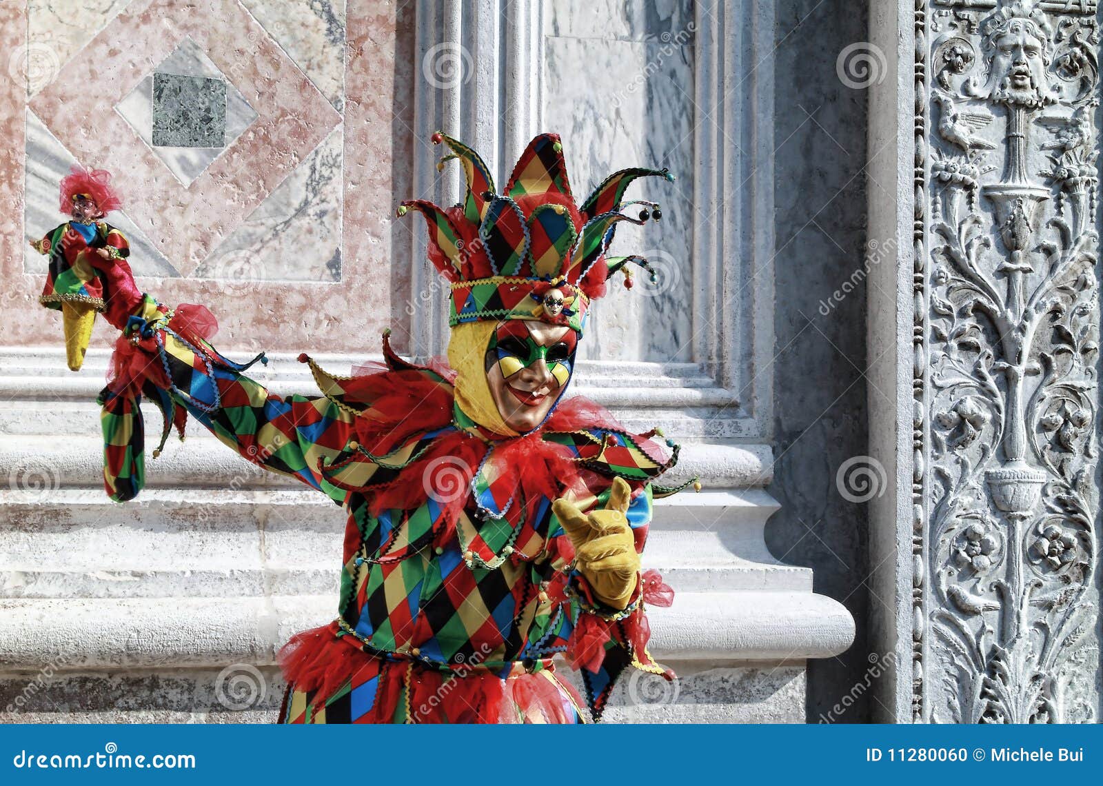 Harlekijn stock foto. Image of theater, harlekijn, italië - 11280060