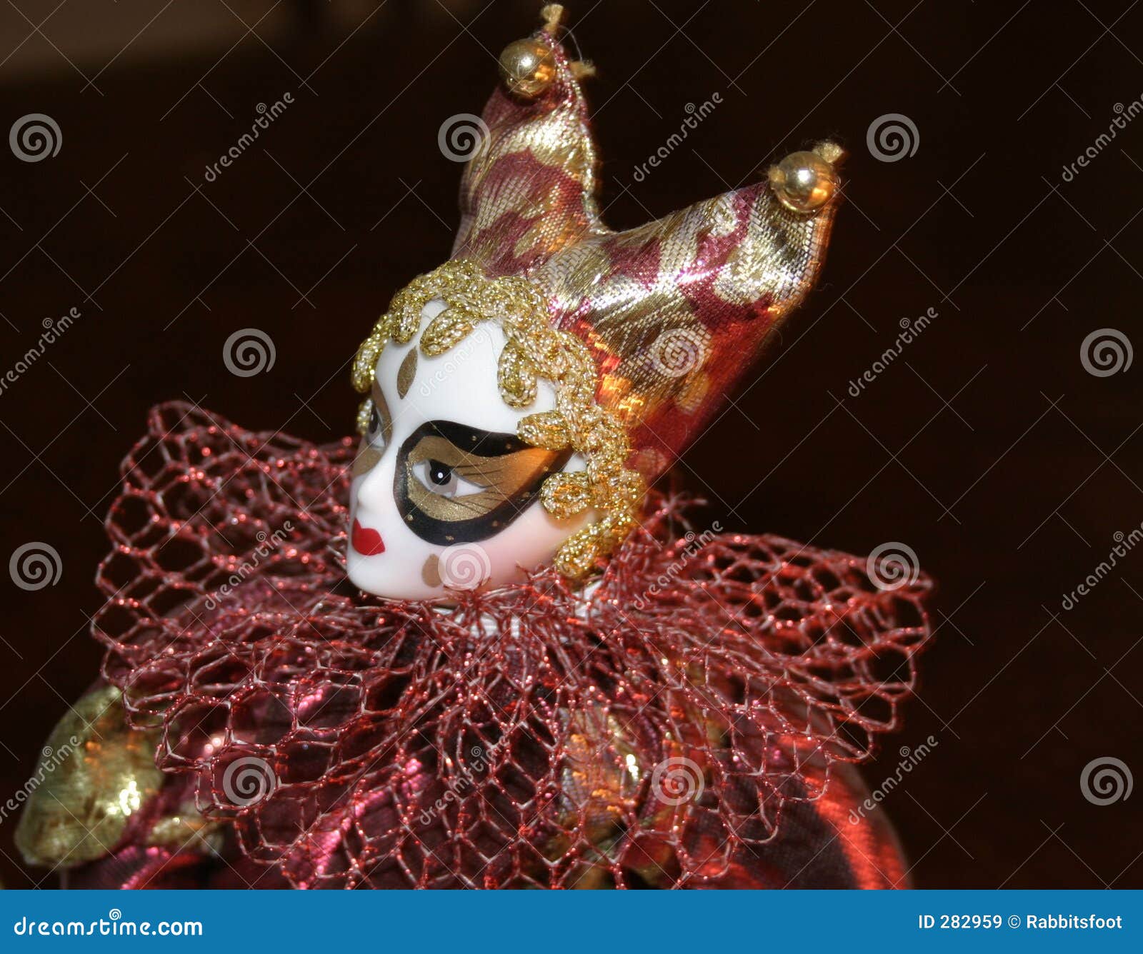 Harlekijn #3 stock afbeelding. Image of goud, wijfje, harlekijn - 282959