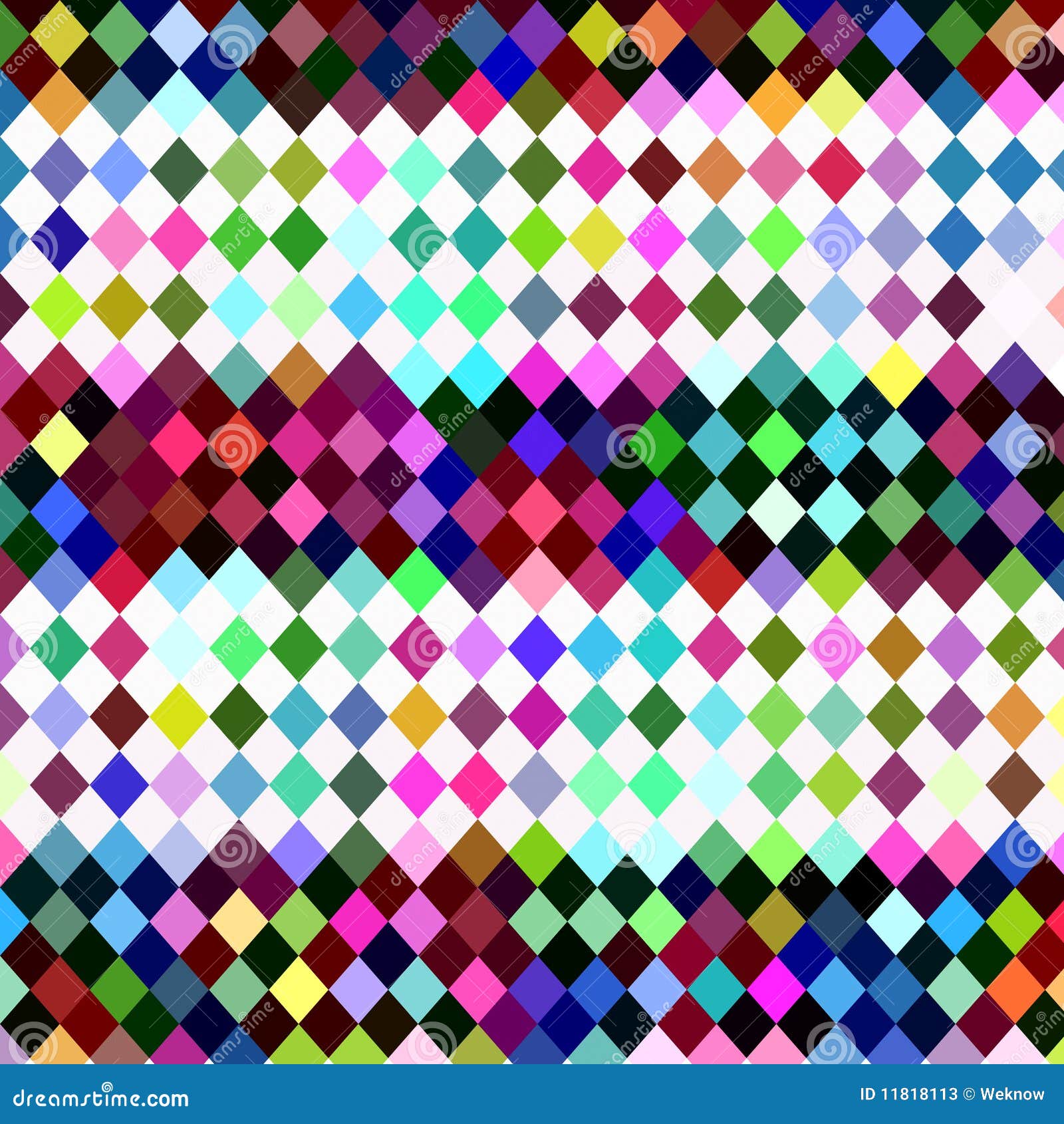 Harlequin Checkered Pattern Stock Illustration - Illustration of ...