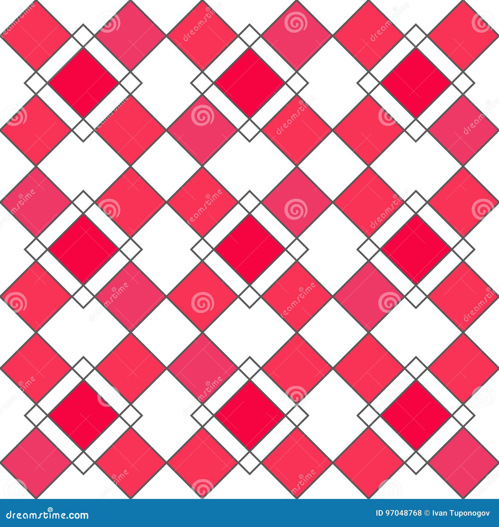 Harlequin Geometric Seamless Patterns. Stock Illustration ...