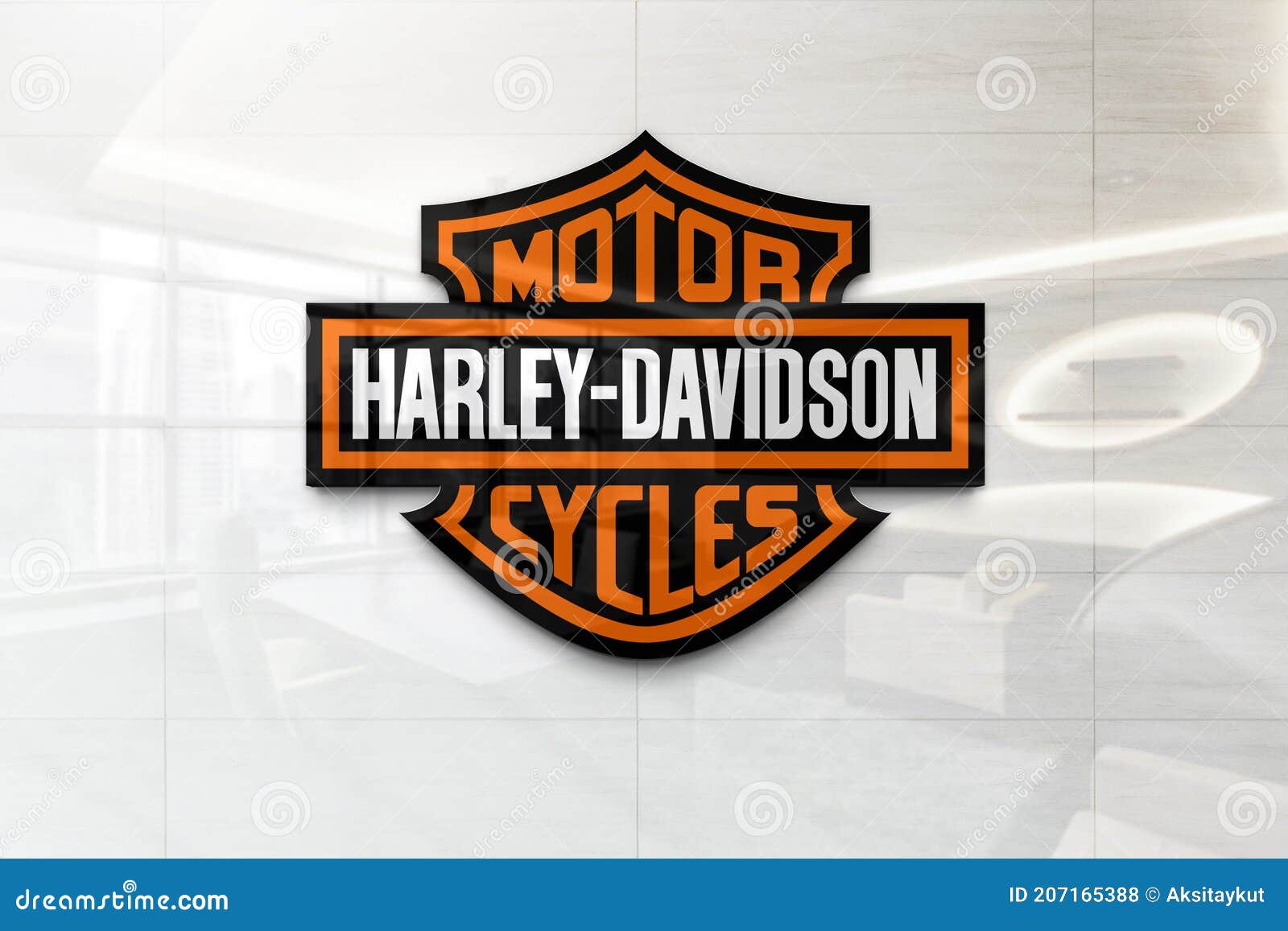 Harley Davidson 11 on Iphone Realistic Texture Editorial Stock Photo ...
