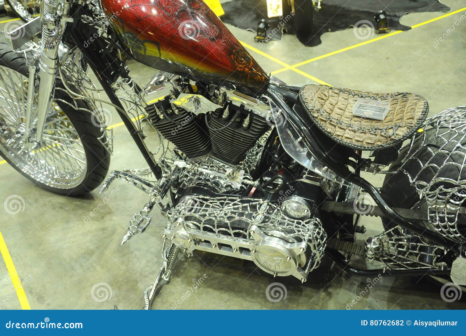 Harley Davidson Motorcycle E Motore Su Ordinazione Fotografia ...