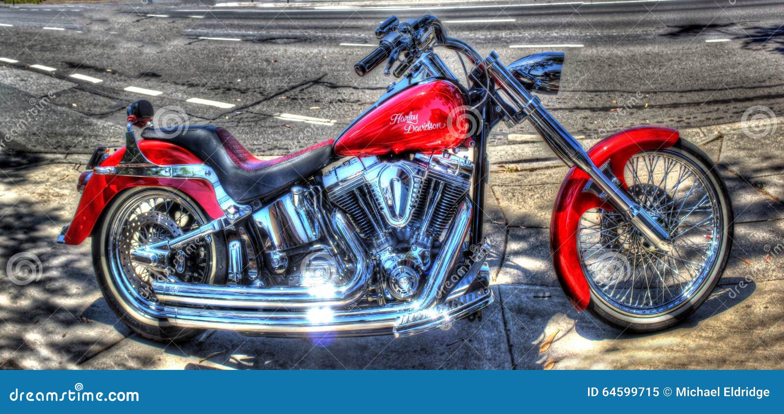 Harley Davidson motorcycle editorial image. Image of harley - 64599715