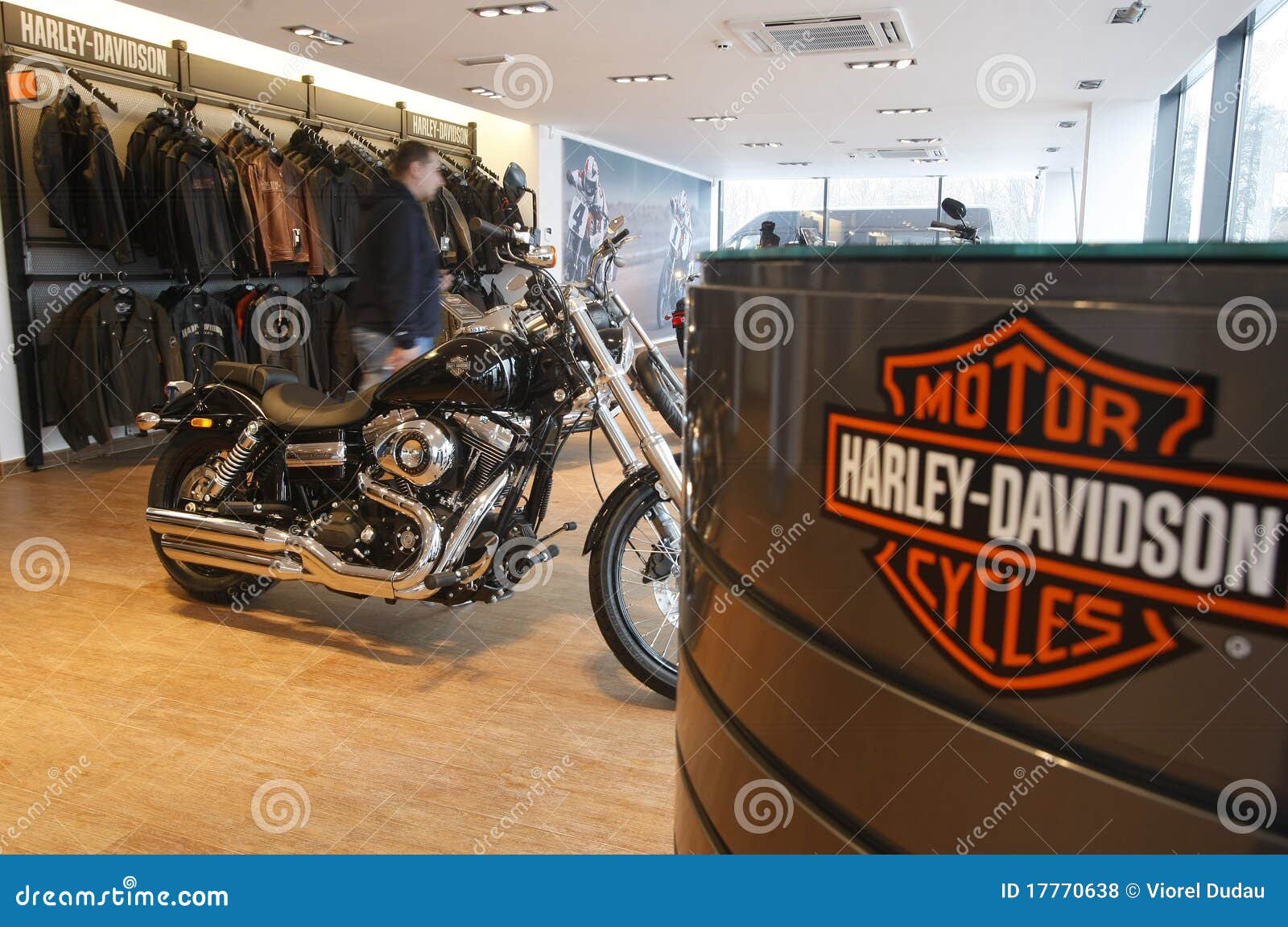 Harley Davidson Show Room editorial stock photo. Image of ...