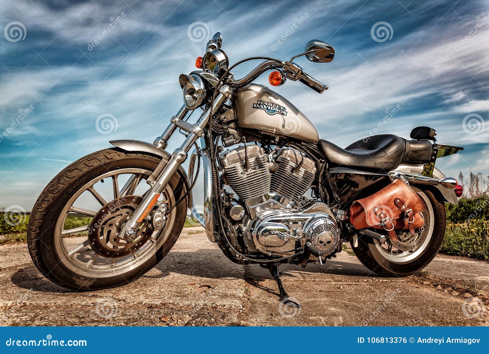 Harley-Davidson - Sportster 883 Bajos Foto editorial - Imagen de bici ...